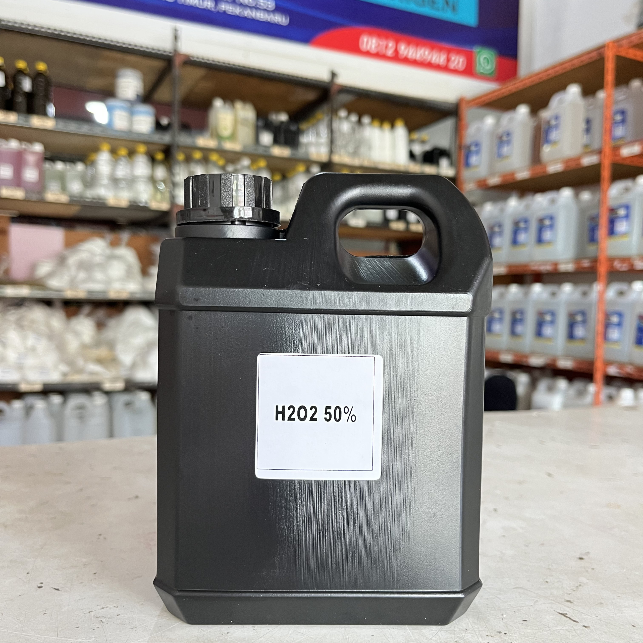 Hidrogen Peroksida / Hydrogen Peroxide / H2O2 50% – 1 Kg - Kimia ...